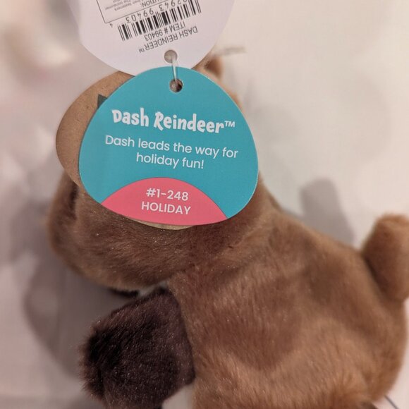 Palm Pals | Toys | Nwt Aurora Palm Pals Dash Reindeer Stuffed Animal ...